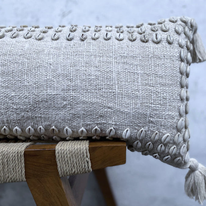 Fronha em juta - KATE LONG LUMBAR - My Bali Living