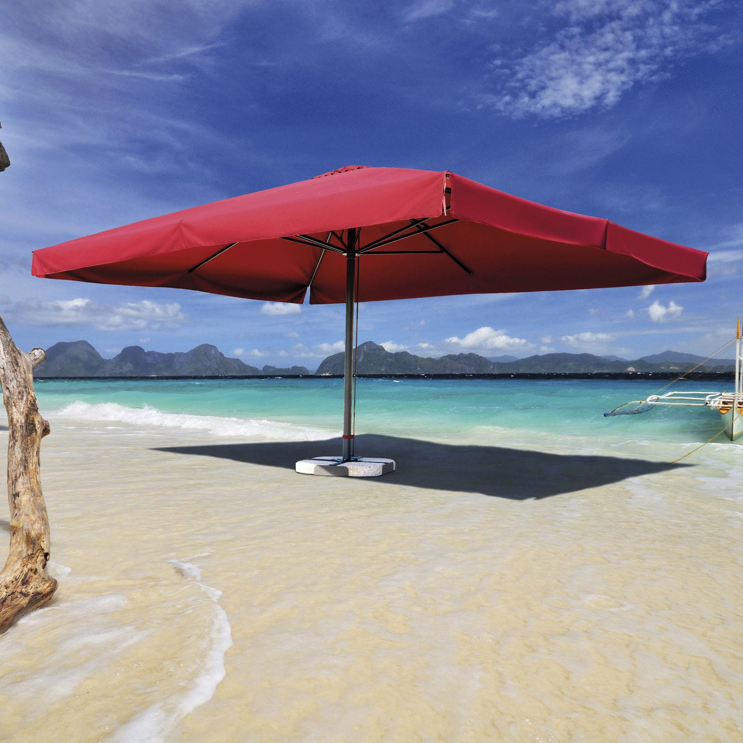 Ombrelone quadrado - JUNIOR - Giardini Veneti Srl - retangular ...