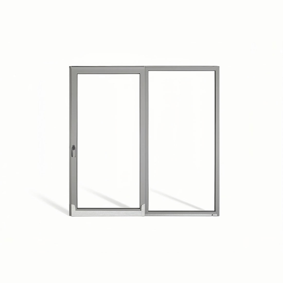 Janela de correr - Caiframe - em PVC / com vidro duplo / dupla
