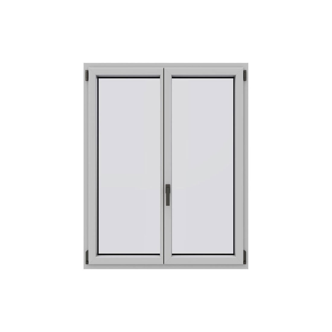 Janela guilhotina - SHINE LIGHT - Caiframe - em PVC / dupla / branca