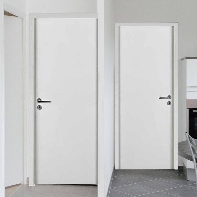 Porta interna - AME PLANE - HUET - em MDF / em faia / em pinho