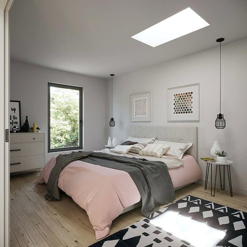 Claraboia para terraço de cobertura - FCM - VELUX - para telhado / com ...