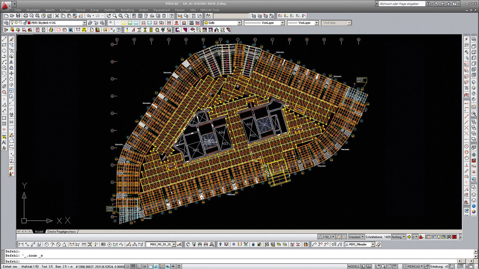 Software de análise estrutural - CAD 21 - PERI S.A.S. - para estrutura de concreto / 2D
