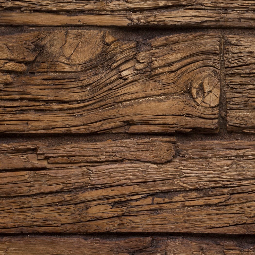 Painel decorativo de parede - HORIZONTAL SLEEPERS OLD WALNUT - MSD ...