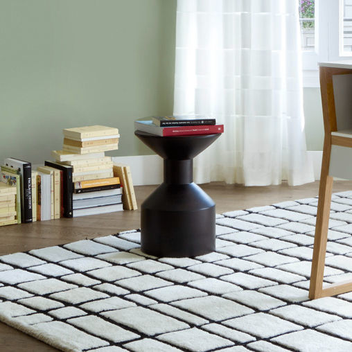 Banqueta contemporânea - GEOMETRY - Ligne Roset - em madeira maciça ...