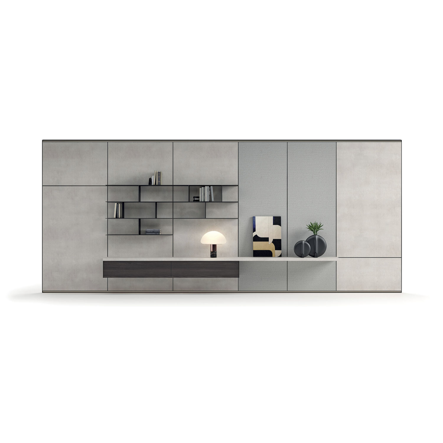 Móvel de parede de sala contemporâneo - PUZZLE - MisuraEmme SpA - em ...