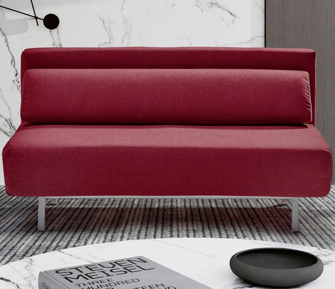 Sofá-cama - BETY - Mopal Tapizados S.L. - contemporâneo / vermelho / em tecido