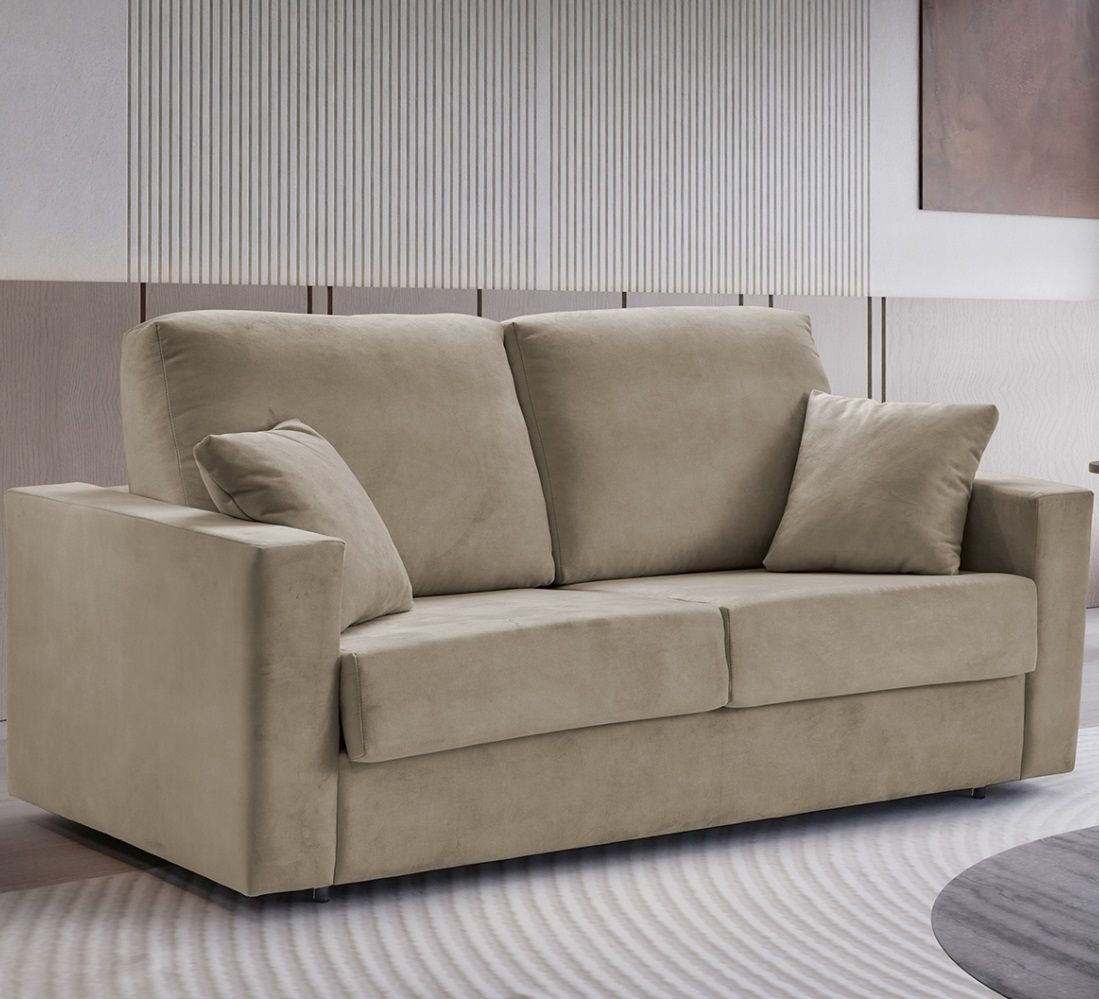 Sofá-cama - THAIS - Mopal Tapizados S.L. - contemporâneo / em tecido / bege