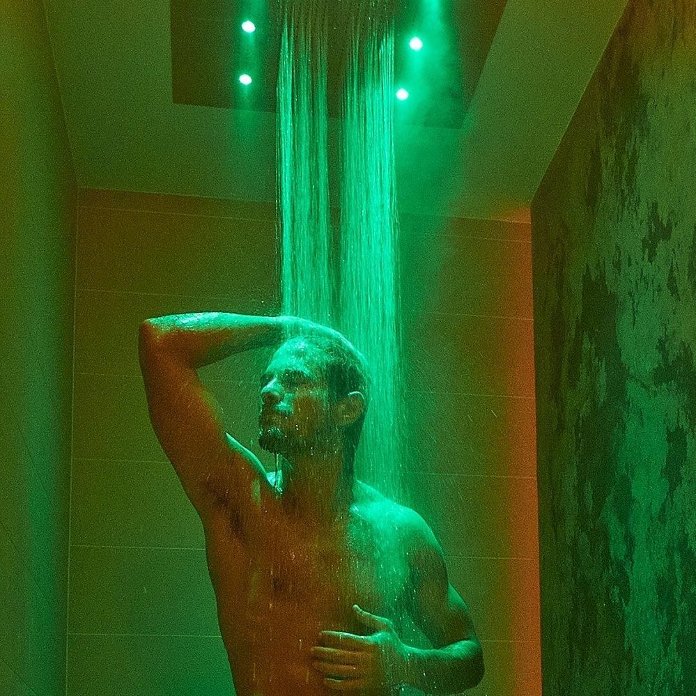 Chuveiro walk-in - EXPERIENCE - SPA4 - de contraste / em concreto / fixo