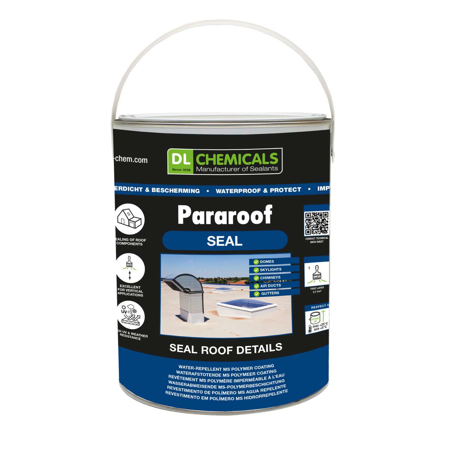 Reboco de acabamento - PARAROOF - DL Chemicals - para ambiente interno ...
