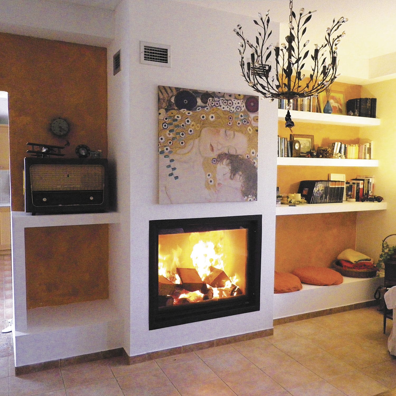 Lareira a lenha - Vertical 60 x 80 - REGALFIRE S.A - de embutir ...