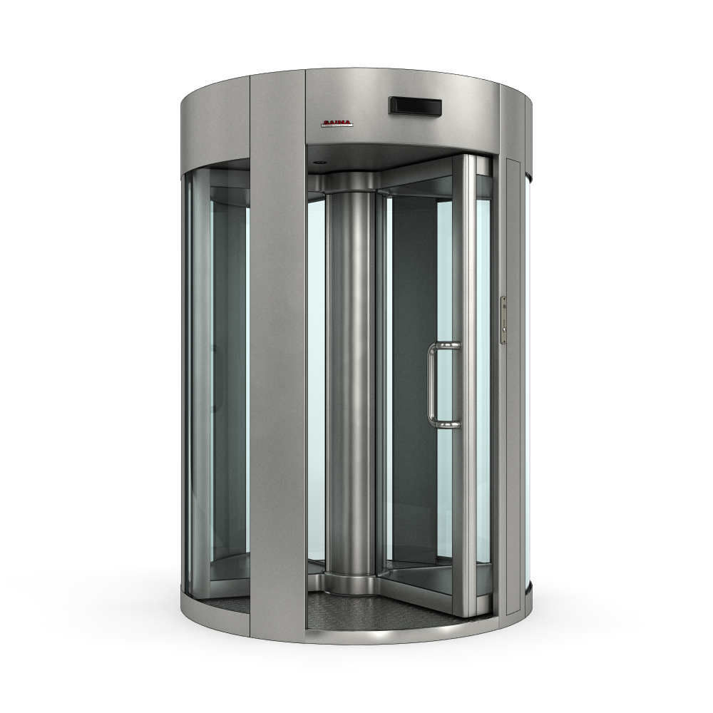 Porta de entrada - Rotant IV - Saima Sicurezza SpA - em vidro / em aço ...