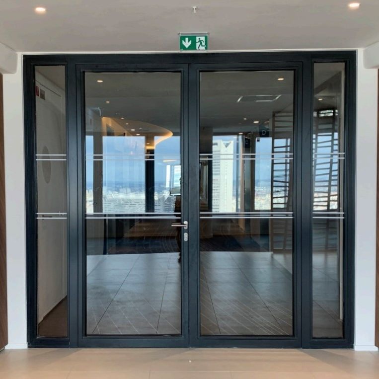 Porta interna - SteelTeq E60 - ERIBEL FRANCE - em aço / de abrir ...