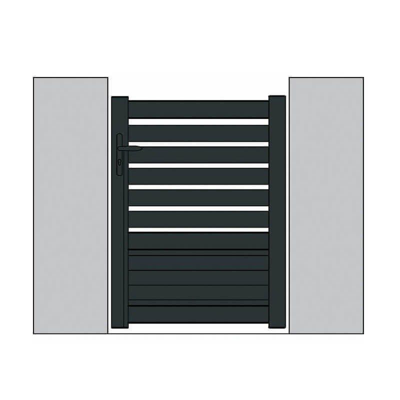 Portão de jardim em alumínio - Hélène 2/3 - USINE-ONLINE