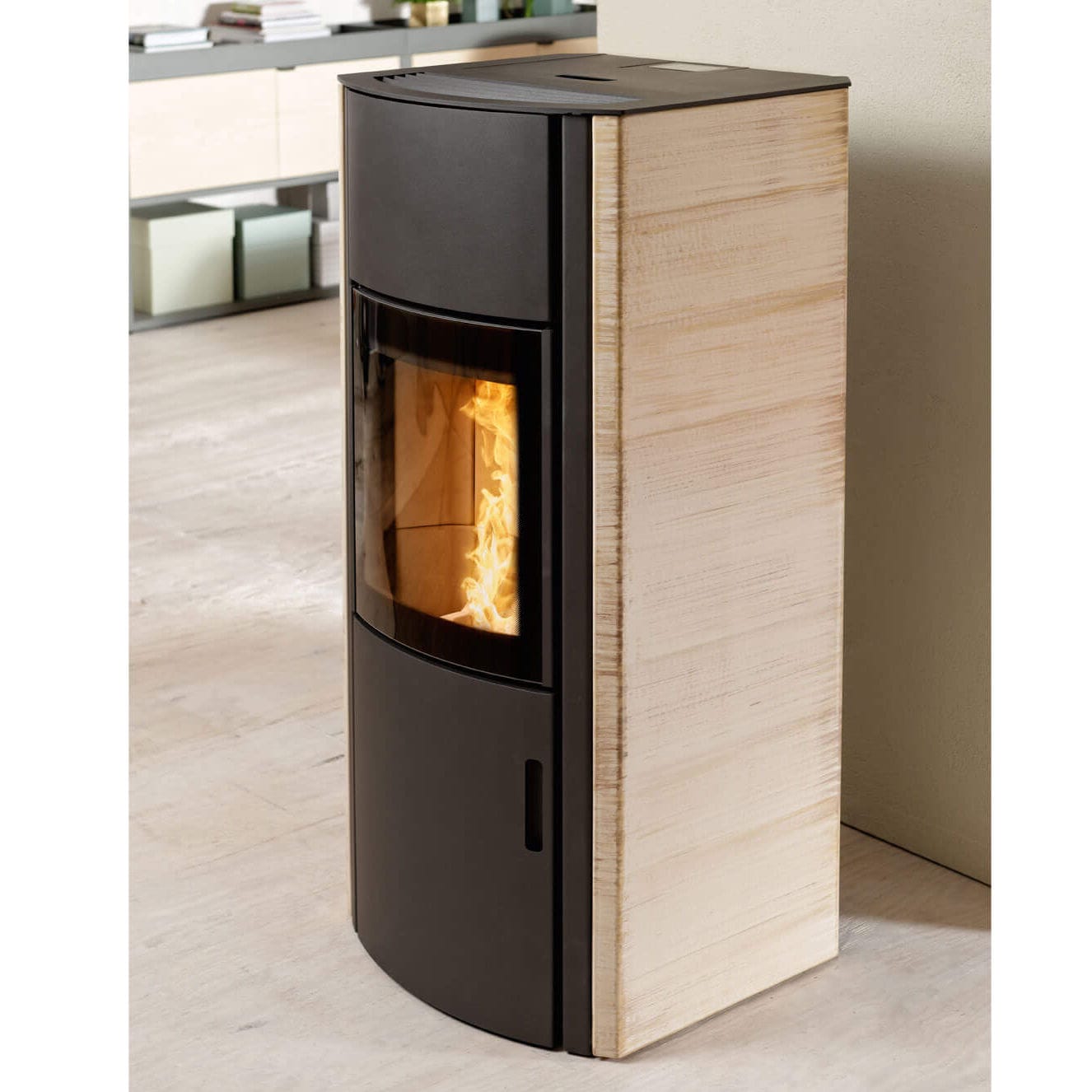 Salamandra a pellets - Polly 2.0 - AUSTROFLAMM - de pousar ...