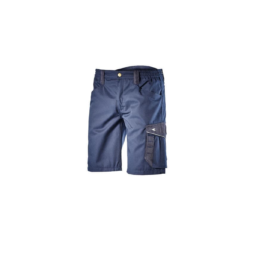 Bermuda de trabalho - Poly - PECOL GROUP SA - em lona / em poliéster / azul