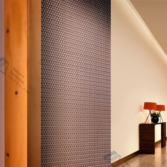 Tela metálica em aço inoxidável - METART-WW01B - Metart Building Tech ...