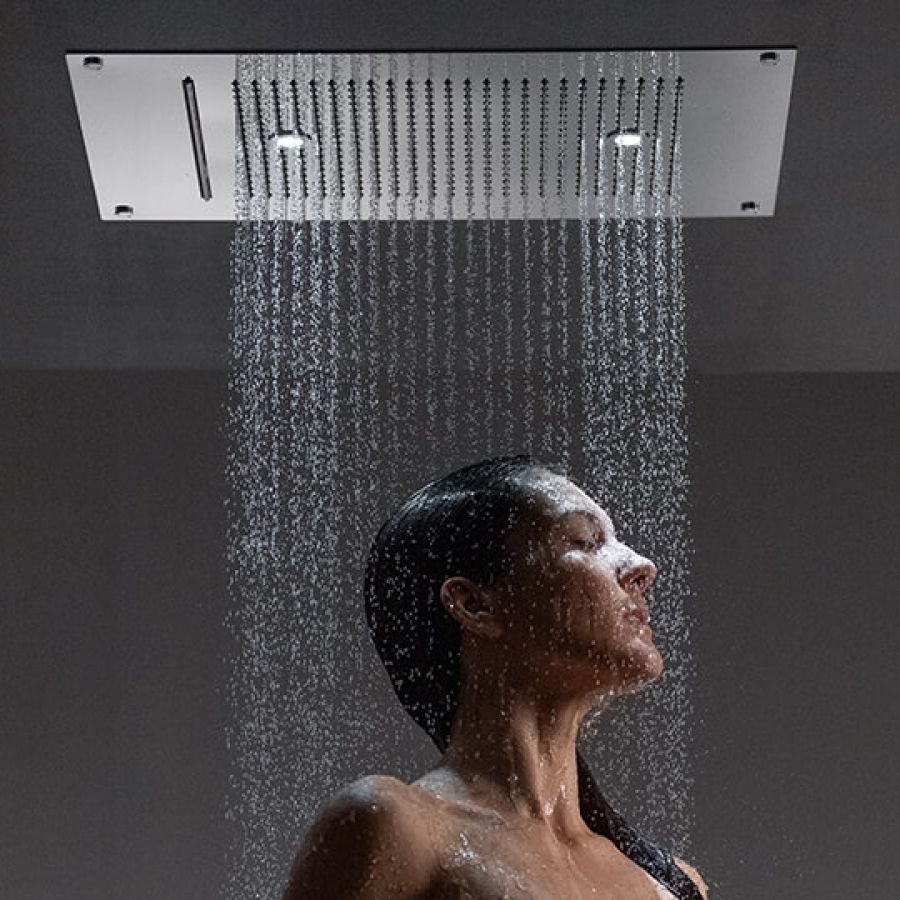 Chuveiro sensorial - LUMINA - AQUAFORM - metálico / para centro de bem ...