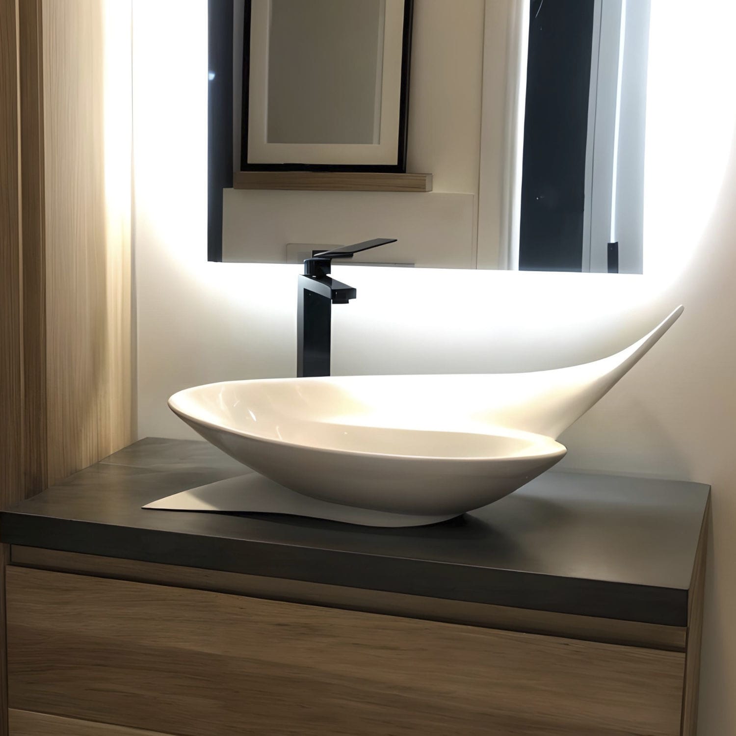 Cuba de apoio - JISHUI - GUCH DESIGN - em Superfície Sólida / sem furos ...