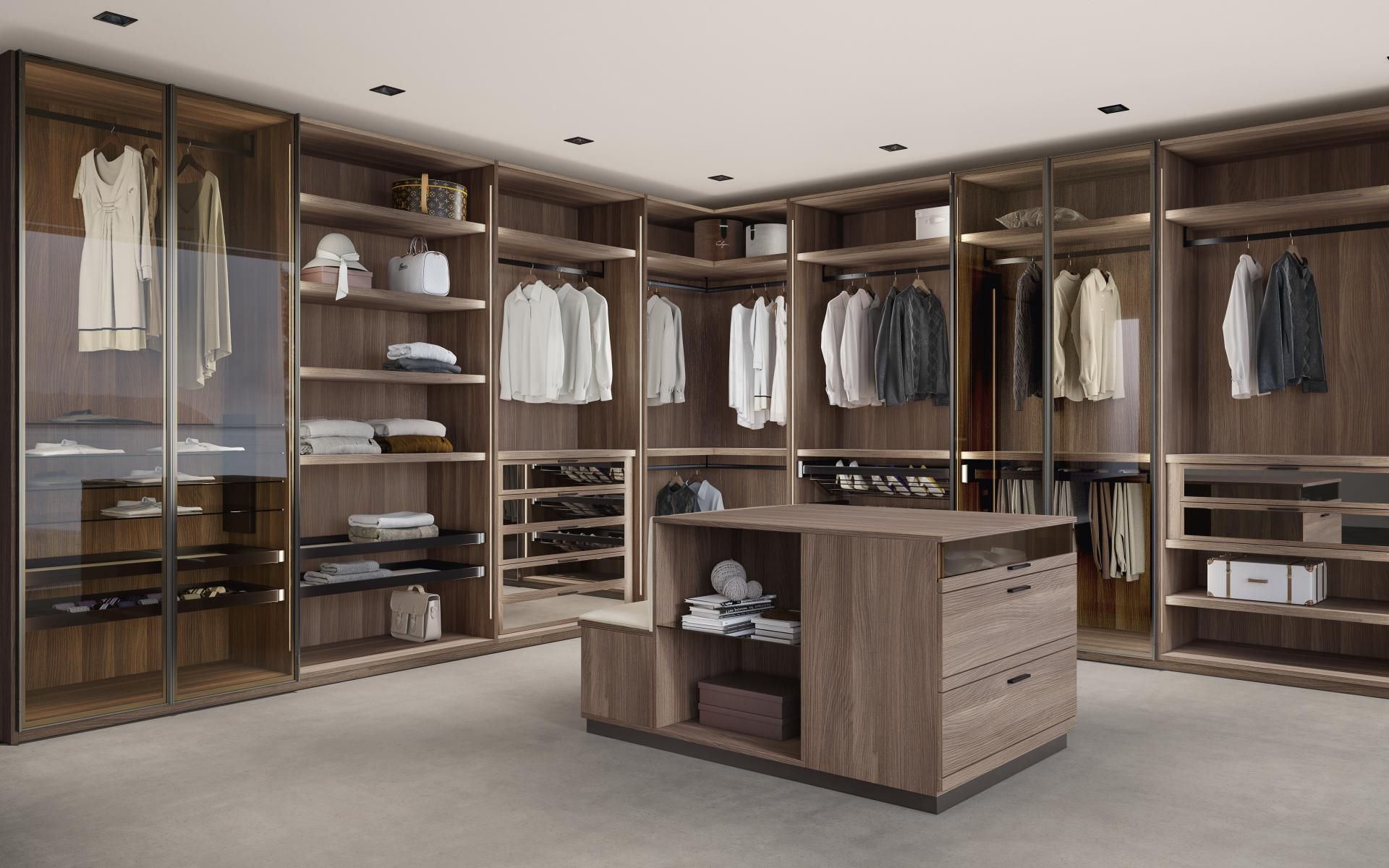 Closet de canto - ALBA - benedetti MOBILI - contemporâneo / em madeira ...