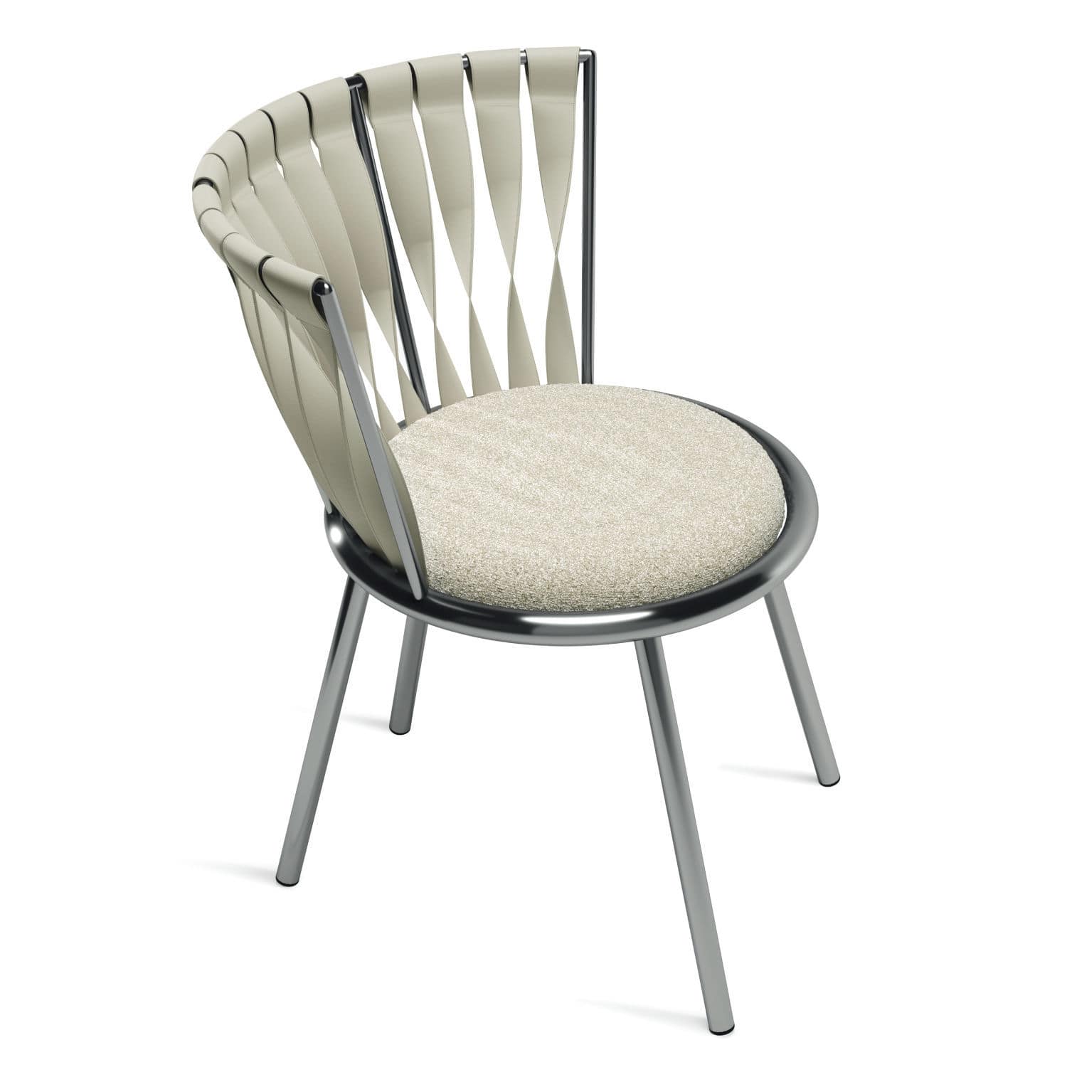 Cadeira contemporânea - Twist - CANTORI - para ambiente interno / para ambiente externo / em tecido