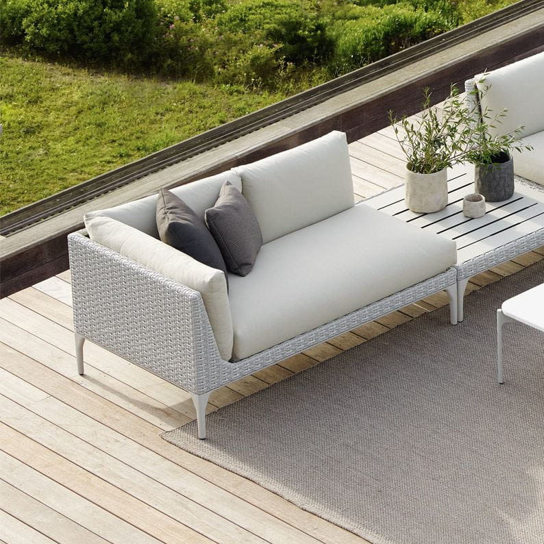 Sofá modular - MU A3G - DEDON GmbH - contemporâneo / para ambiente ...