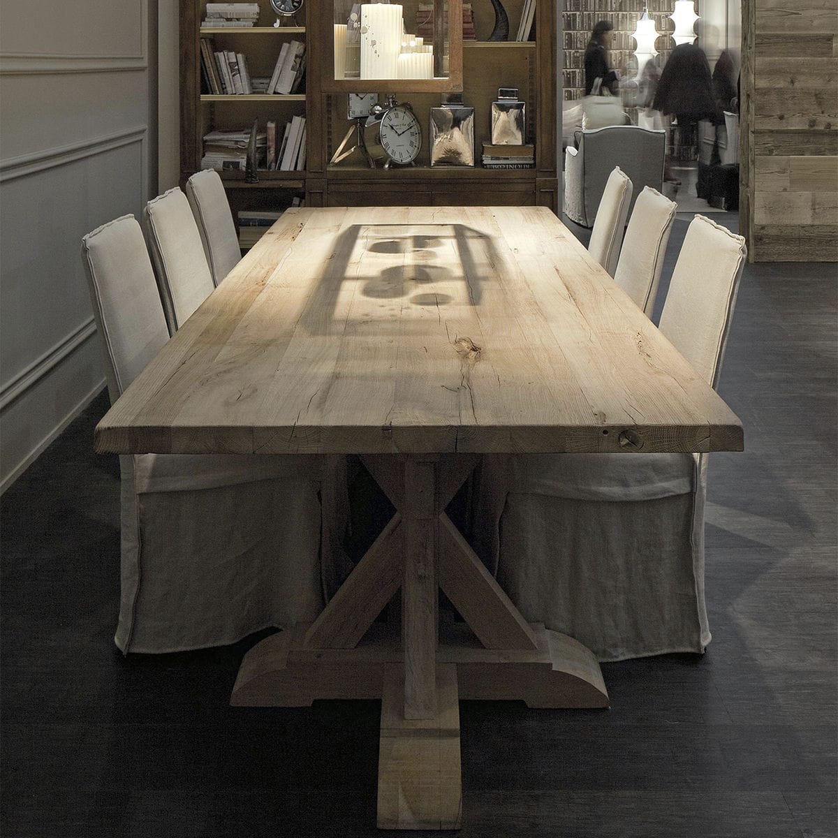 Mesa design - PORTLAND - VILLEVENETE BY GATTI - em carvalho / com base ...