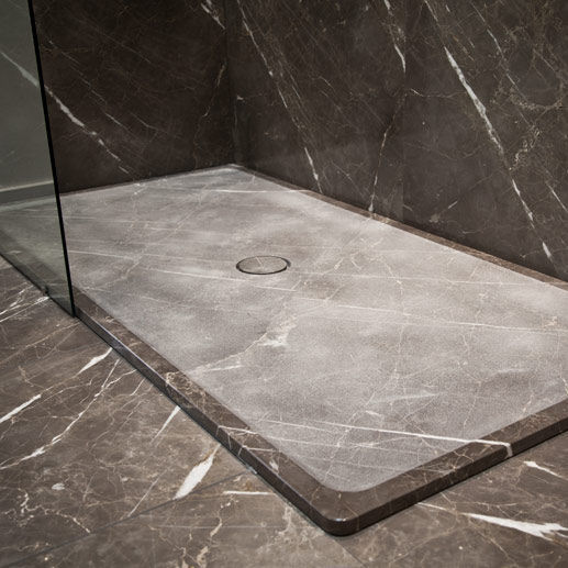 Piso de box retangular - BRENTA - I CONCI - de sobrepor / de embutir ...