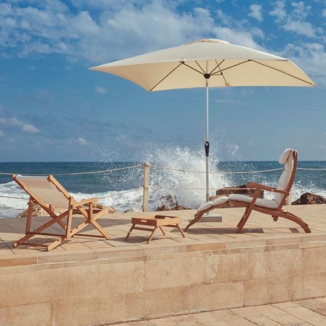 Ombrelone retangular - Lipari - Unopiù - orientável / em tecido ...