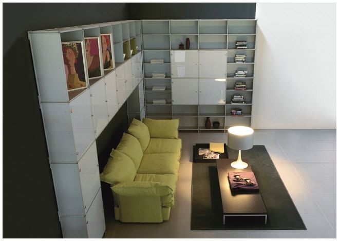 Móvel de parede de sala contemporâneo - LIVING - Fitting