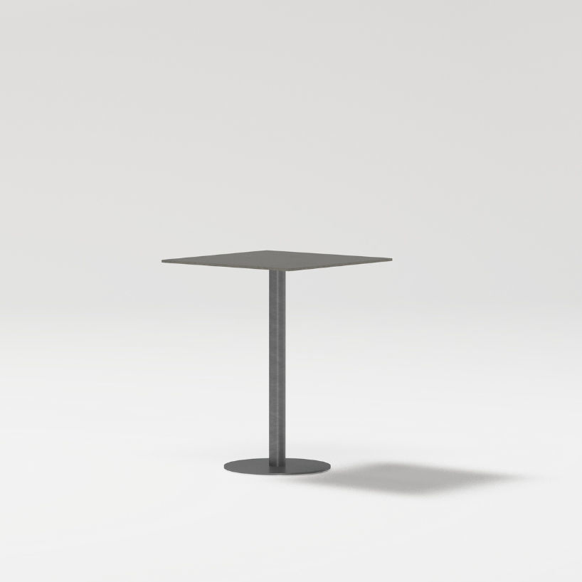 Mesa contemporânea - LIS - POINT - em alumínio pintado / em porcelana ...