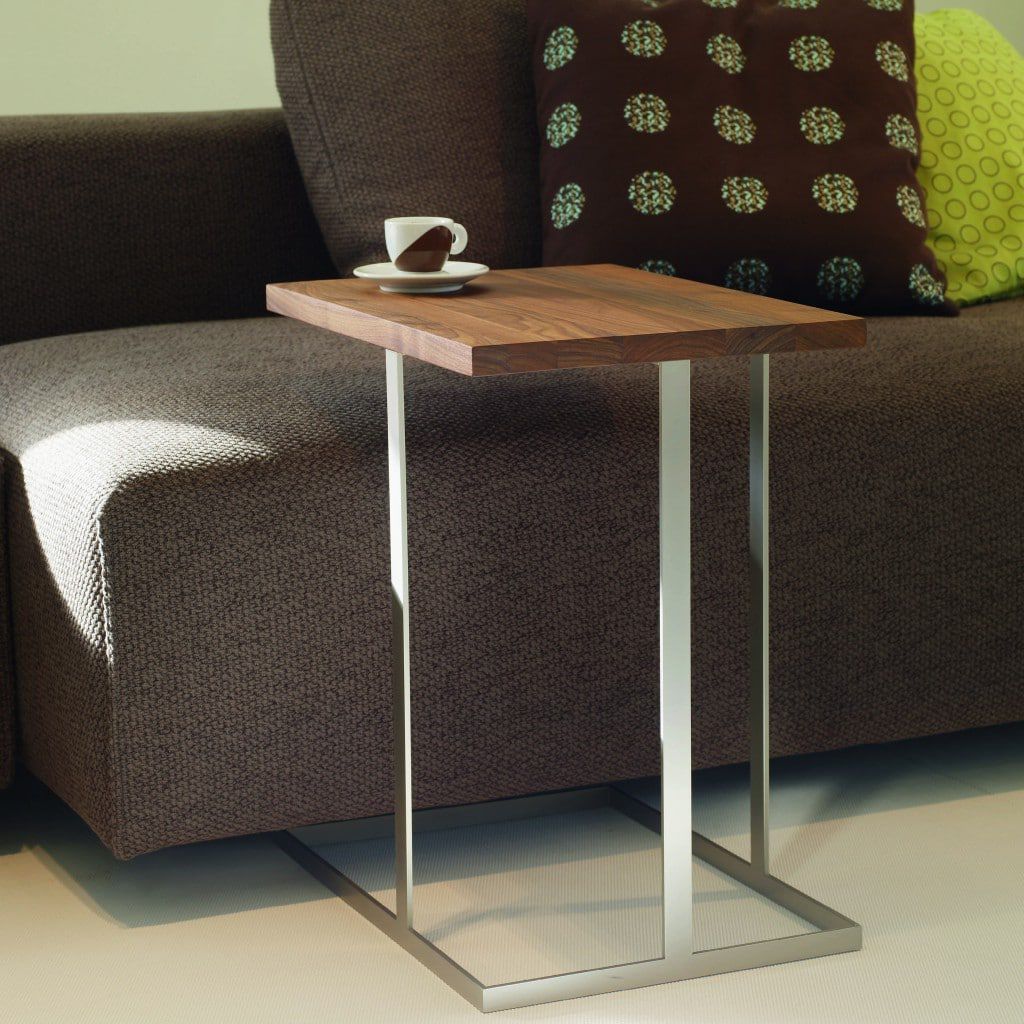 Mesa lateral contemporânea - ANNEX - MONTIS - em madeira / metálica ...