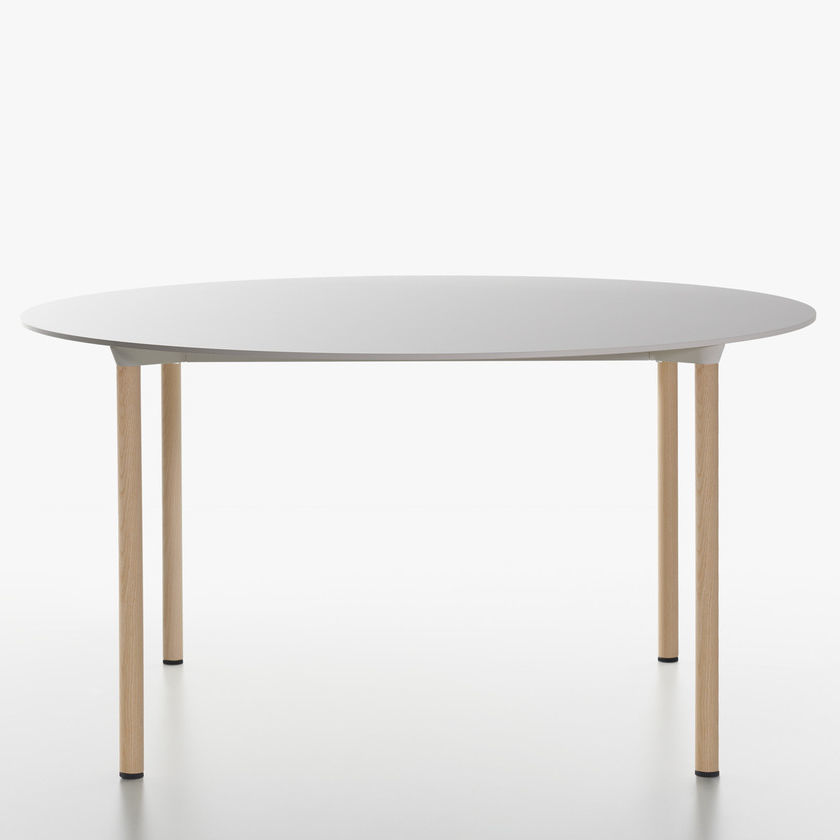 Mesa contemporânea - MONZA - PLANK - em madeira de freixo / em laminado / em HPL