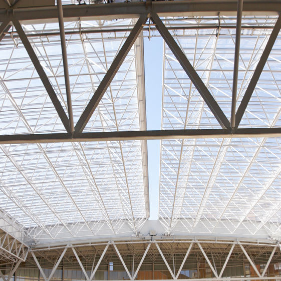 Vigamento metálico para cobertura retrátil - IRADIER ARENA - Lanik