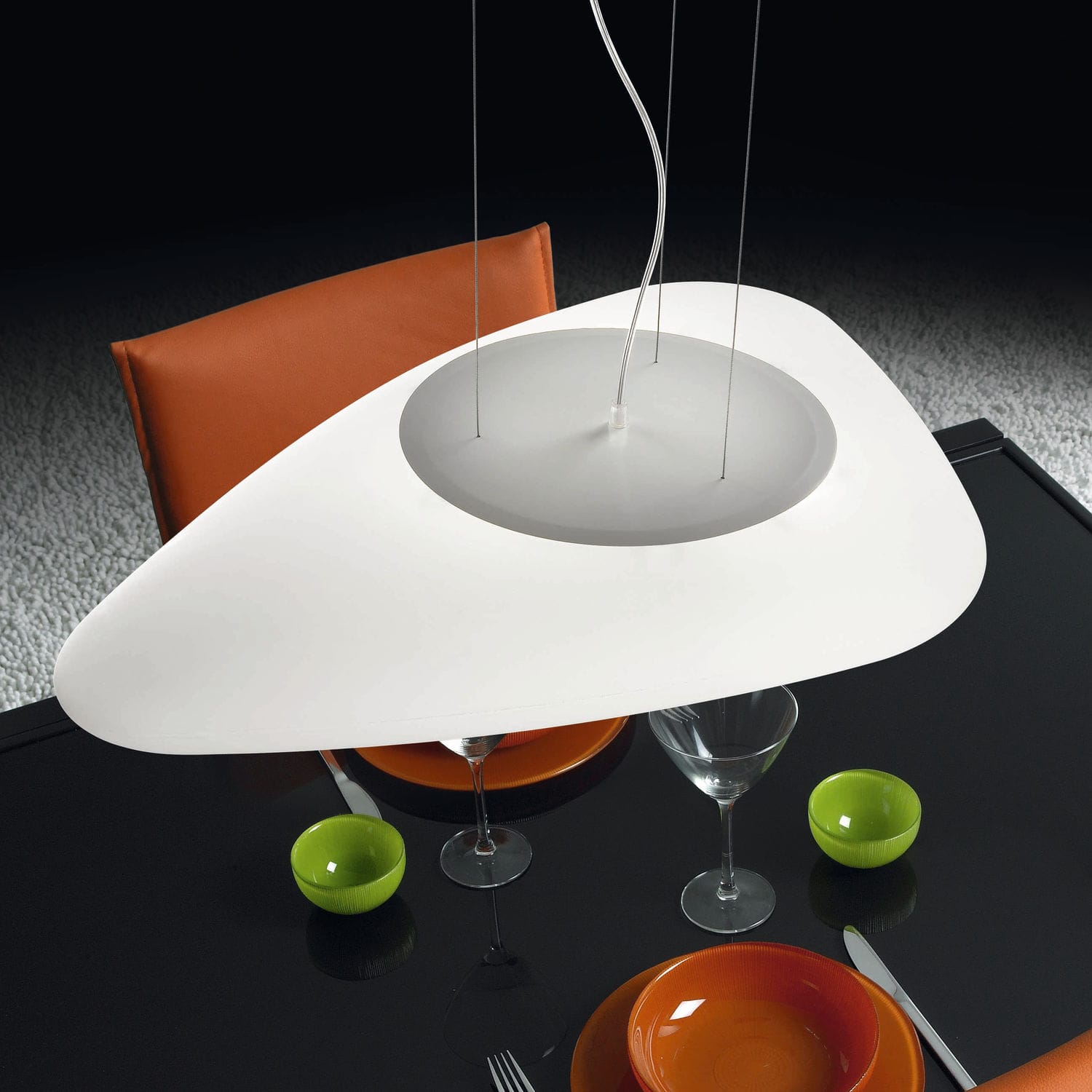 Pendente - STONE - alma light - em alumínio / em aço inoxidável / em ferro