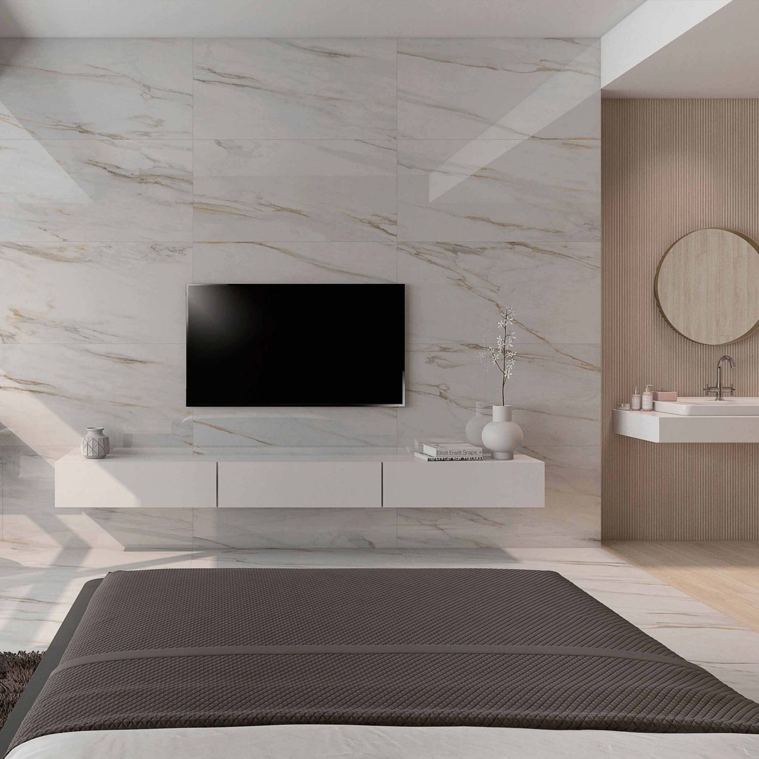 Placas de revestimento para ambiente interno - CALACATA - Roca Tile ...