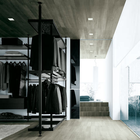 Closet de parede - ZENIT - RIMADESIO - contemporâneo / em vidro / em ...