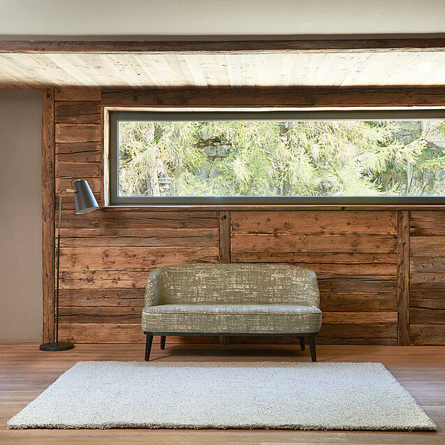 Tapete contemporâneo - Horu - Ruckstuhl AG - de cor lisa / em cânhamo ...