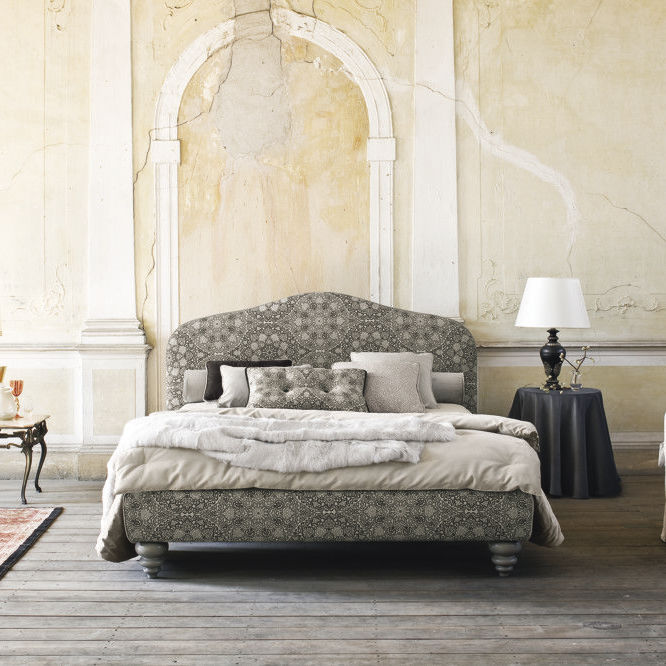 Cama de casal - MEDEA - Twils - de solteiro / contemporânea / estofada