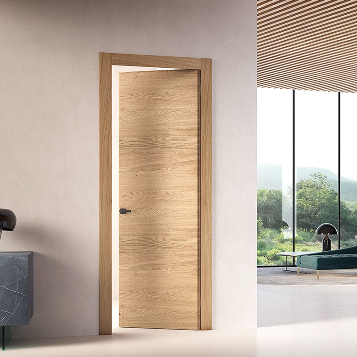 Porta interna - NODATO ON - BARAUSSE - em madeira / de abrir ...