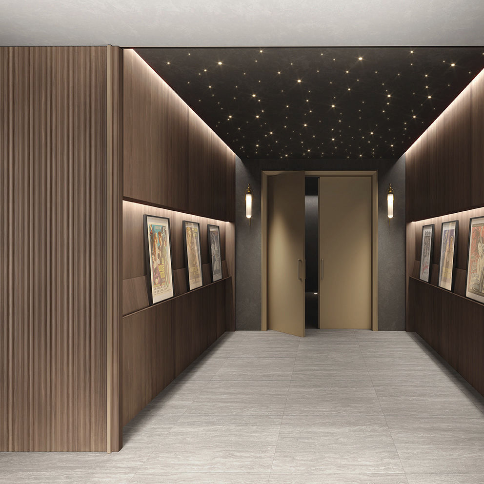 Porta interna - NOCE WALL PANELING & METAL TN PRISMA - BARAUSSE - em ...