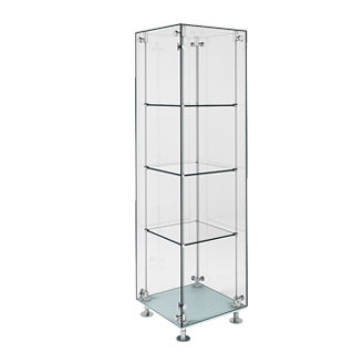 Vitrina contemporânea - SSG002.500 - Shopkit - em vidro / em aço ...