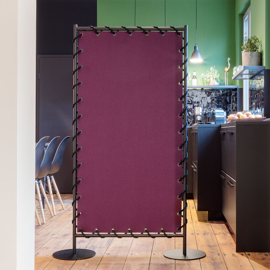 Divisória de ambiente metálica - Toern - Hey Sign - em tecido / em ...