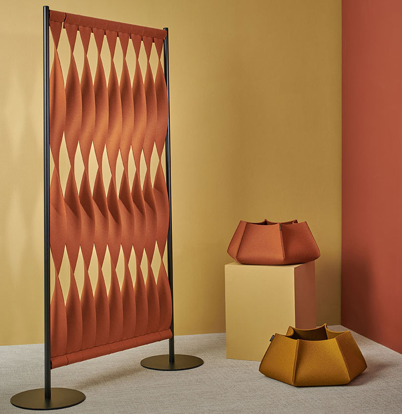 Divisória de ambiente de lã - Flow - Hey Sign