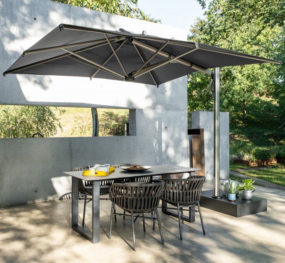 Ombrelone quadrado - ASTRO TITANIUM - DRIGANI SRL - retangular ...