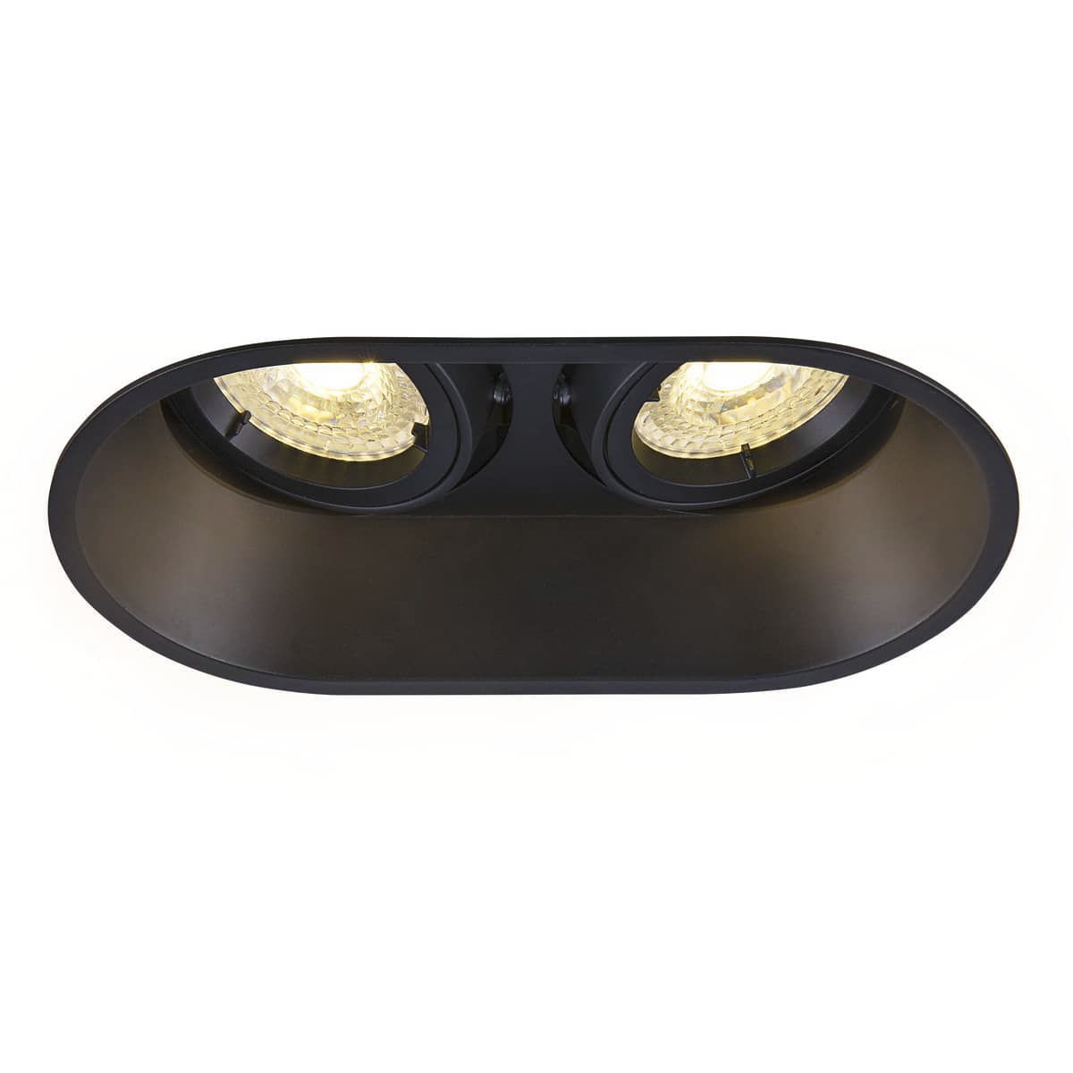 Plafon contemporâneo - HORN DOUBLE QPAR51 - SLV ELEKTRONIK - oval / em ...