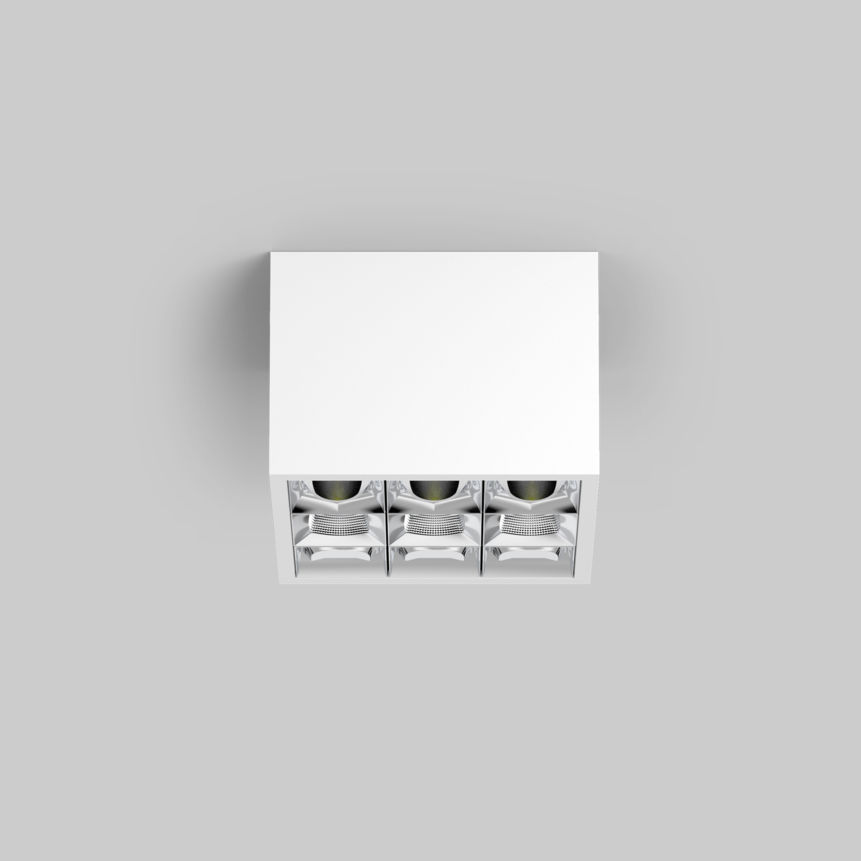 Spot de sobrepor - UNICO PRO - XAL - de LED / retangular / quadrado