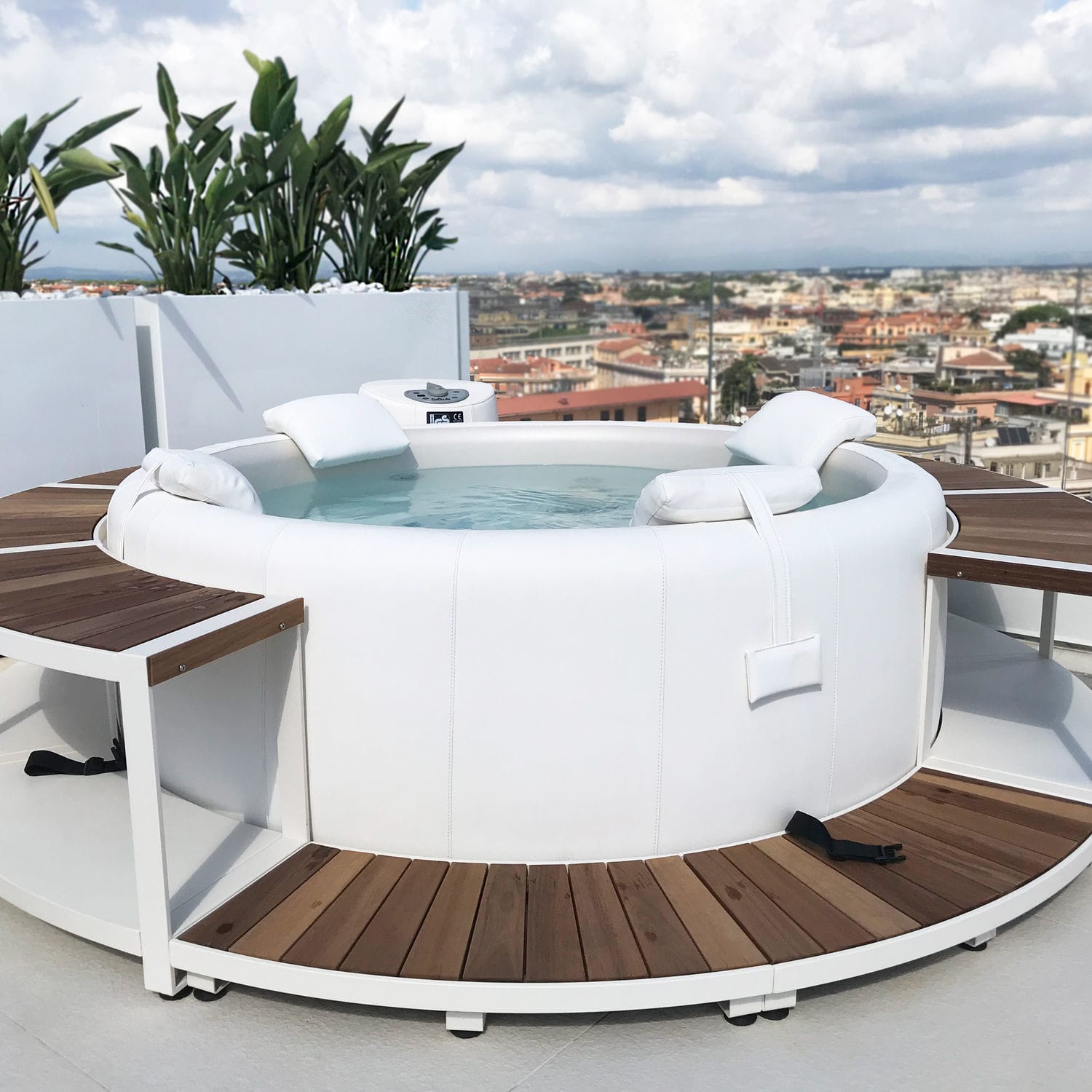 Spa móvel - PORTICO - SOFTUB | SPATTITUDE - de embutir / acima do piso ...