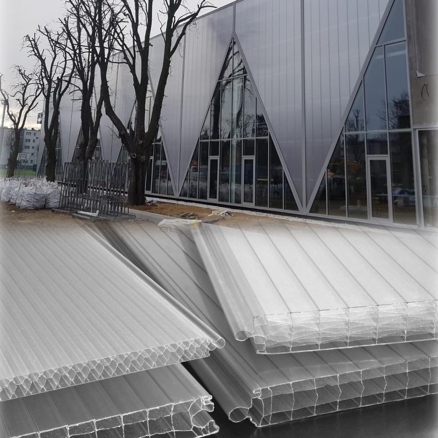 Placa de policarbonato alveolar - MODULIT® - Stabilit Suisse - plana ...