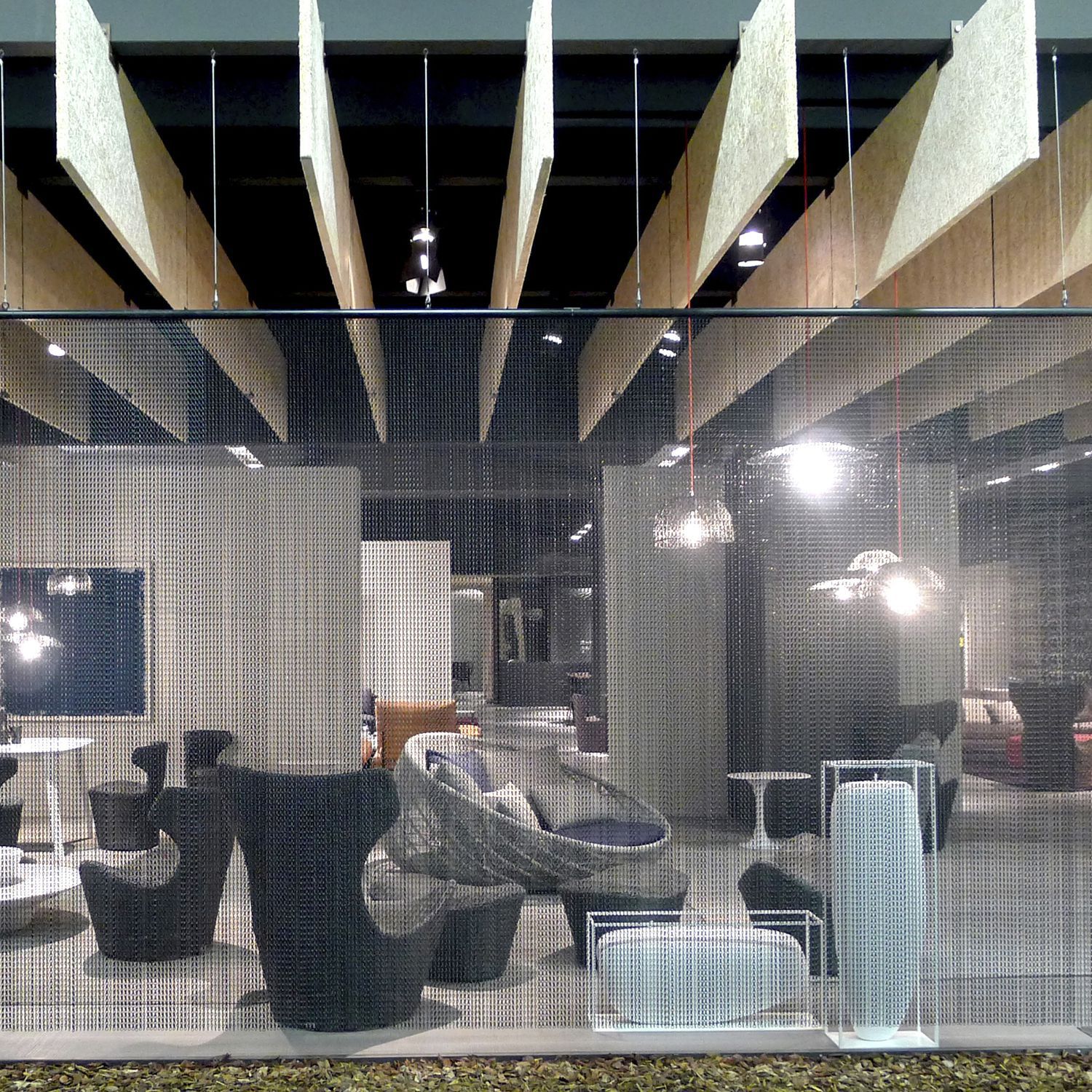 Baffle acústico em lã de madeira - ACOUSTIC BAFFLES - CELENIT